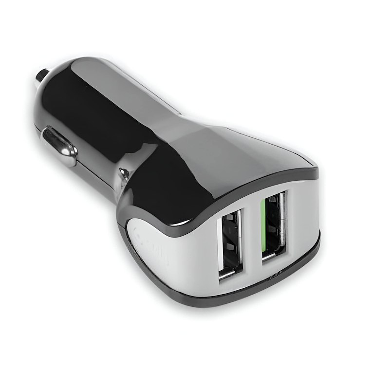 CELLY CC2USBTURBOBK USB-A 17W (Crni) Auto punjač