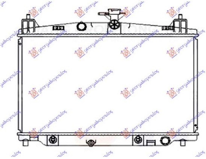 HLADNJAK 1.3-1.5 16V+/-A/C A/T(35x55x1.6)(KOY MAZDA 2 (2007-2014) (OEM: ZY84-15-200A, ZY8415200A)