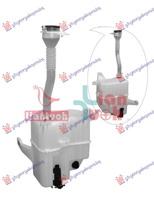 POSUDA ZA BRISACE GRLO POKL.MOT.PRSK.FAR LEXUS RX (2020-2023) (OEM: 85355-48080-PFM, 8535548080PFM)