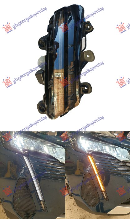 DNEVNO SVETLO/MIGAVAC LED (VALEO) Leva str. PEUGEOT 5008 (2020-) (OEM: 9836231080)