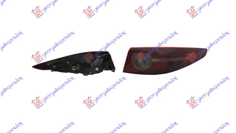 STOP LAMPA SPOLJASNJA LED Desna str. MAZDA 3 SDN (2019-) (OEM: B0J851150A)