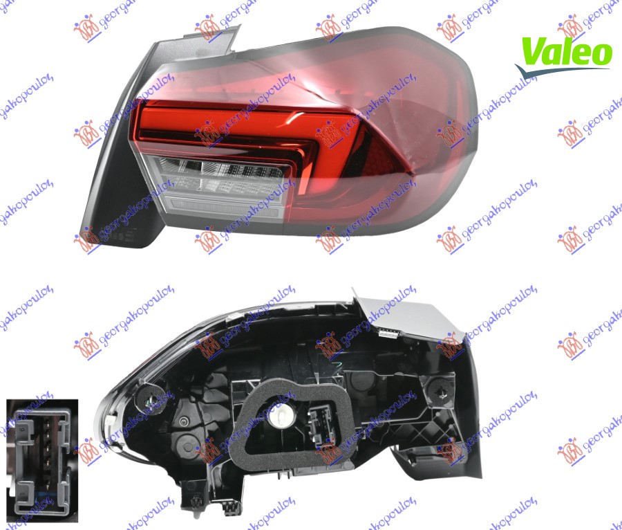 STOP LAMPA SPOLJASNJA LED (VALEO) Desna str. OPEL CORSA F (2019-) (OEM: 9829317880, UNDEFIND)