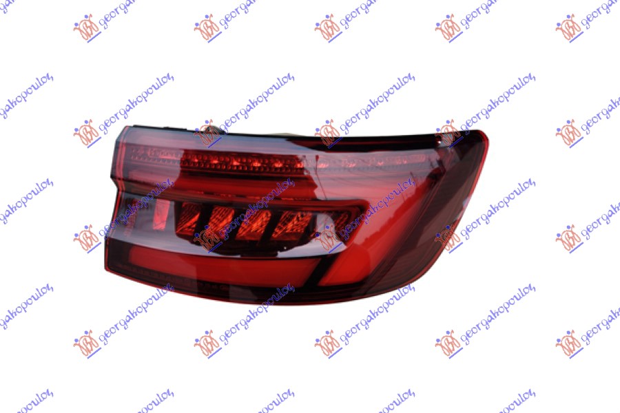 STOP LAMPA SPOLJASNJA LED (S4) Desna str. AUDI A4 (2018-2019) (OEM: 8W5945092E, 8W5945092G)