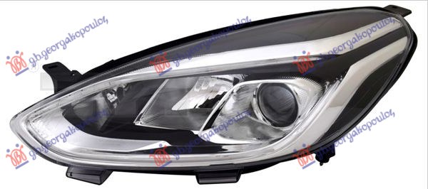 FAR EL. H7/H1 LED DNEV.SV (SA MOT) (TYC) Leva str. FORD FIESTA (2017-) (OEM: 2498452, 2547949, H1BB-13101-CH)
