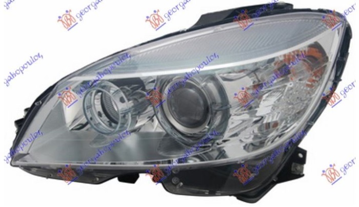 FAR XENON (DEPO) Leva str. MERCEDES C CLASS (W204) (2007-2011) (OEM: 2048202961, A2048202961)