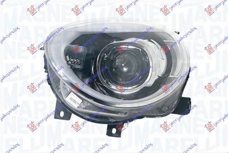 FAR Bi-XENON (MARELLI) Leva str. FIAT 500 X (2015-) (OEM: 51978446)