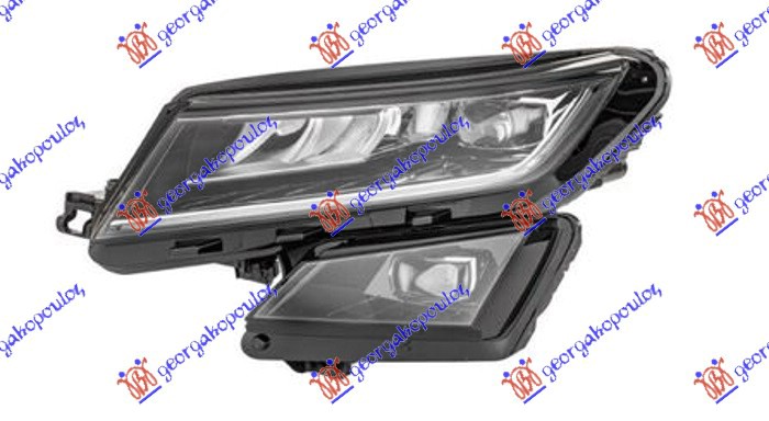 FAR CEO LED (HELLA) Leva str. SKODA KODIAQ (2016-2021) (OEM: 566941015E, 566941015F, 566941015H)