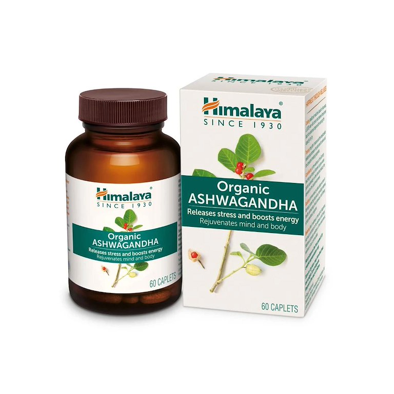 Himalaya® Organska Ashvagandha 380 mg 60 Kapsula; Ašvaganda