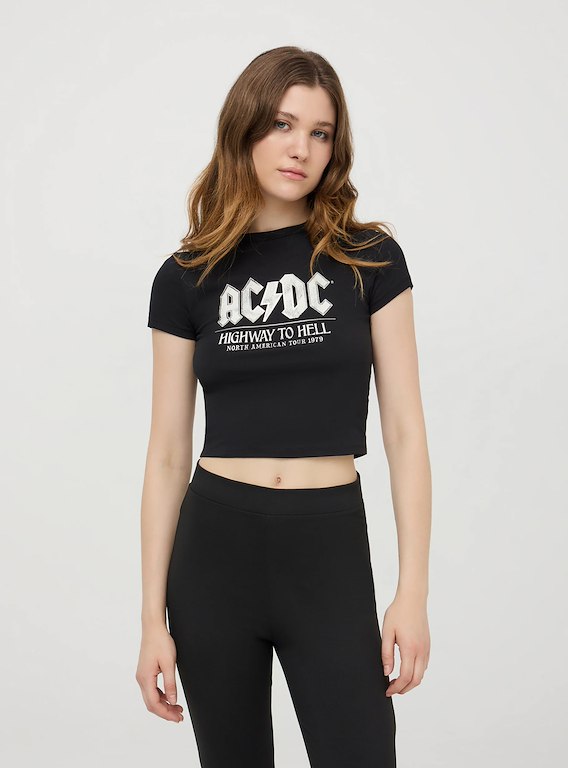 T-shirt štampa AC/DC® Crna