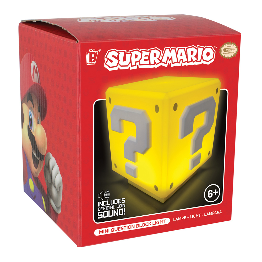 Nintendo Super Mario Mini Question Block Light