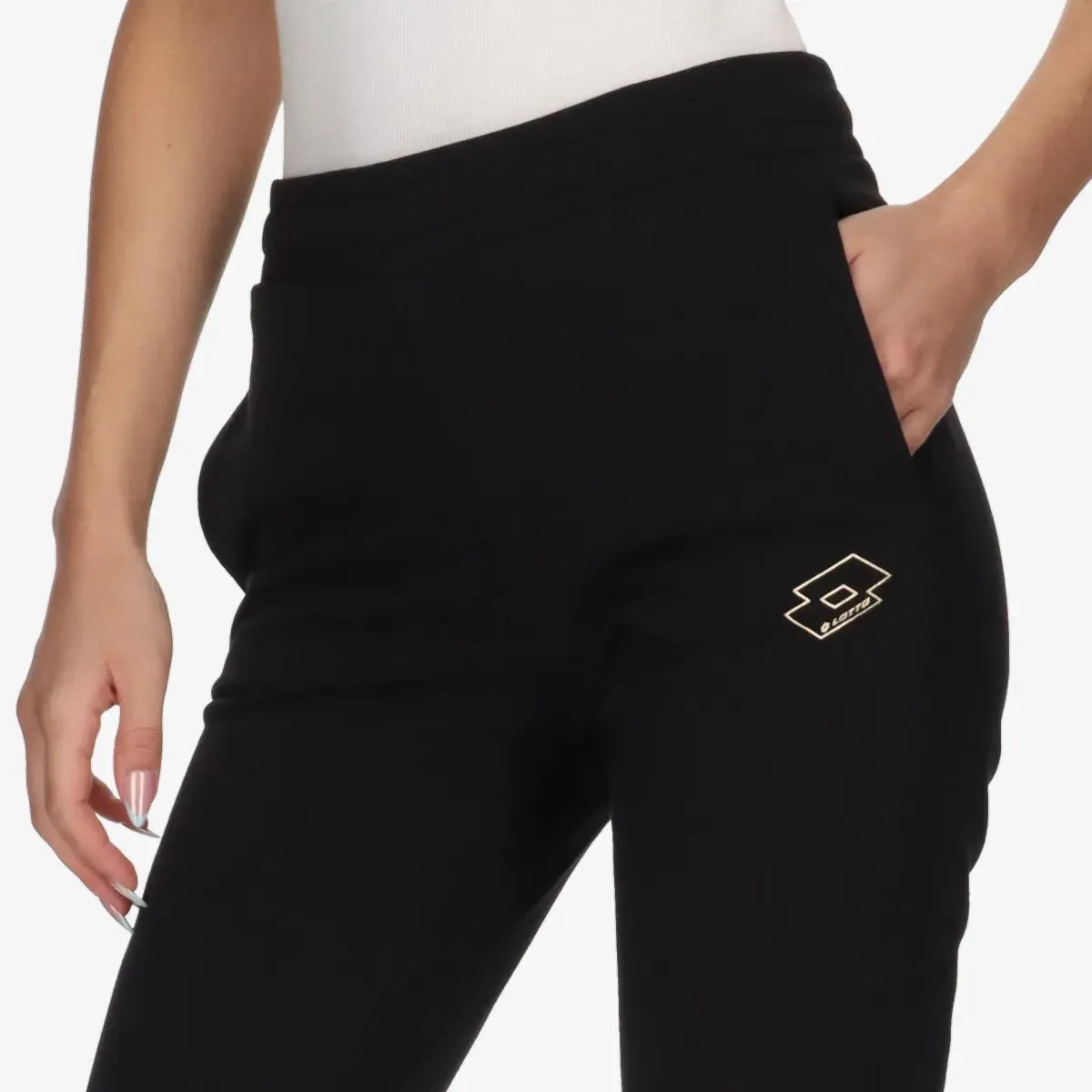 LOTTO Donji deo trenerke GOLDEN LOGO RIB CUFF PANTS