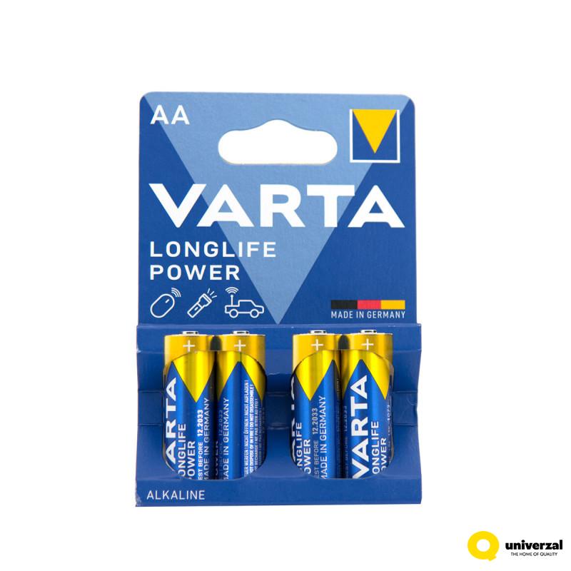 BATERIJE VARTA ALKALNA 4/1 LR6 1.5V LONGLIFE POWER