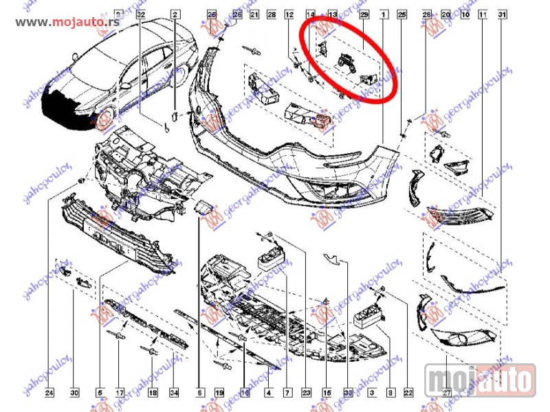 NOSAC PREDNJEG BRANIKA