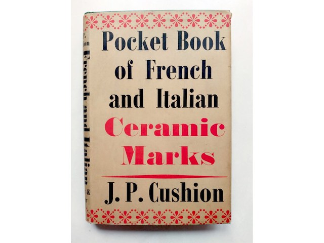 POCKET BOOK OF FRENCH AND ITALIAN CERAMIC MARKS