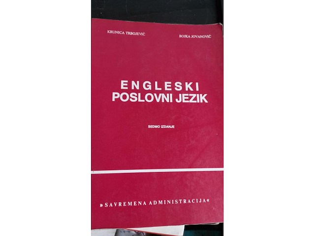 ENGLESKI POSLOVNI JEZIK, Trbojević i Jovanović