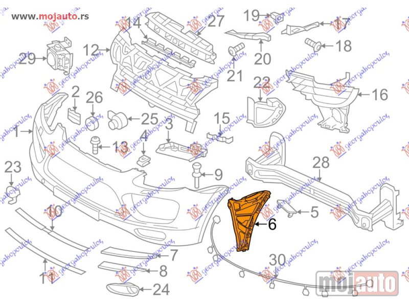 NOSAC PREDNJEG BRANIKA