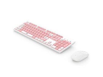 XO Bežična Tastatura i Miš KB-05 pink