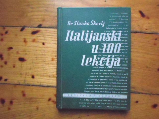 STANKO ŠKERLJ - ITALIJANSKI U 100 LEKCIJA + KLJUČ