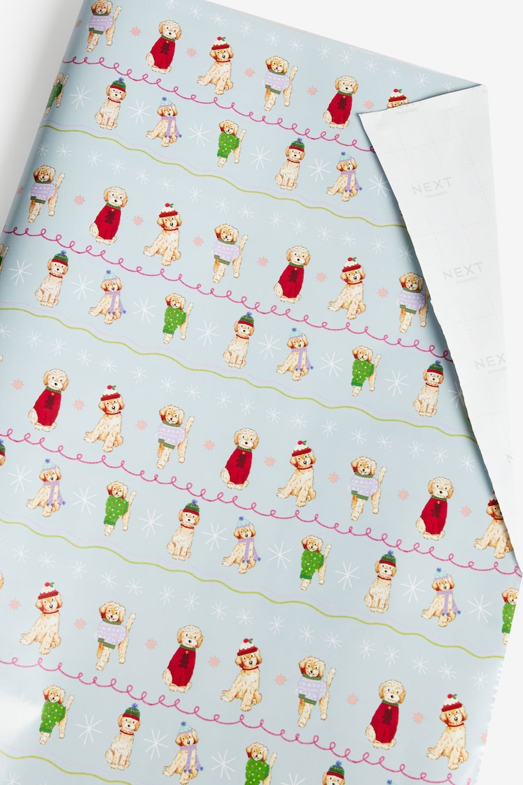 Charlie Dog Extra Wide 10m Christmas Wrapping Paper