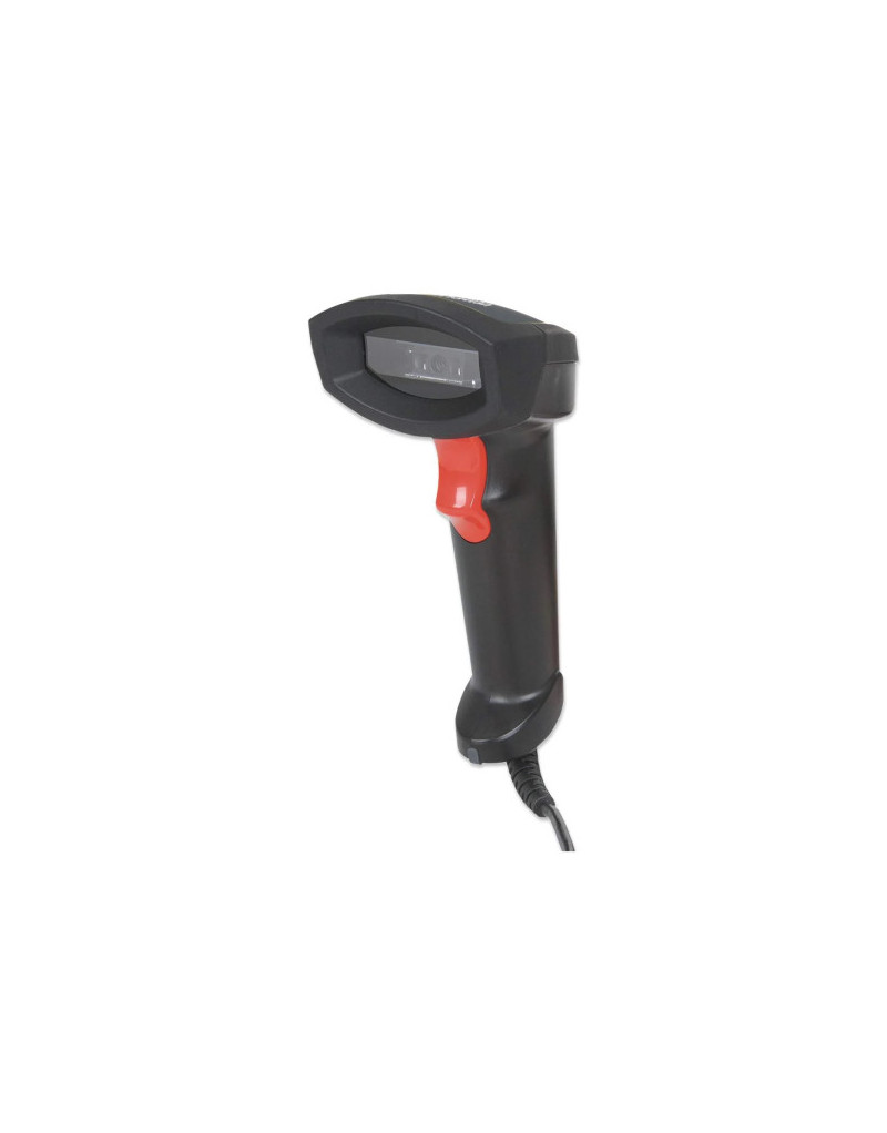 Barcode čitač Manhattan USB 1D CCD crni ručni skener Rugged IP54 178433