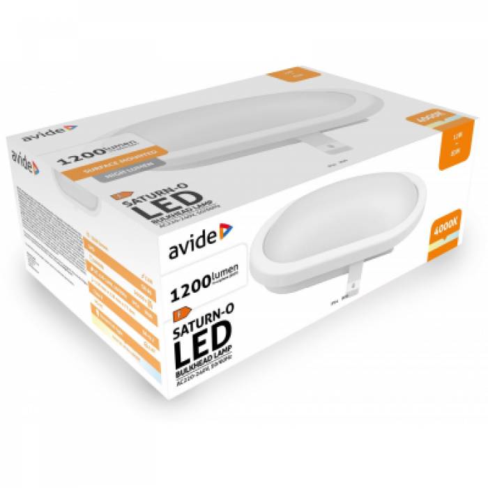 LED brodska lampa Saturn IP54 12W NW4000K bela