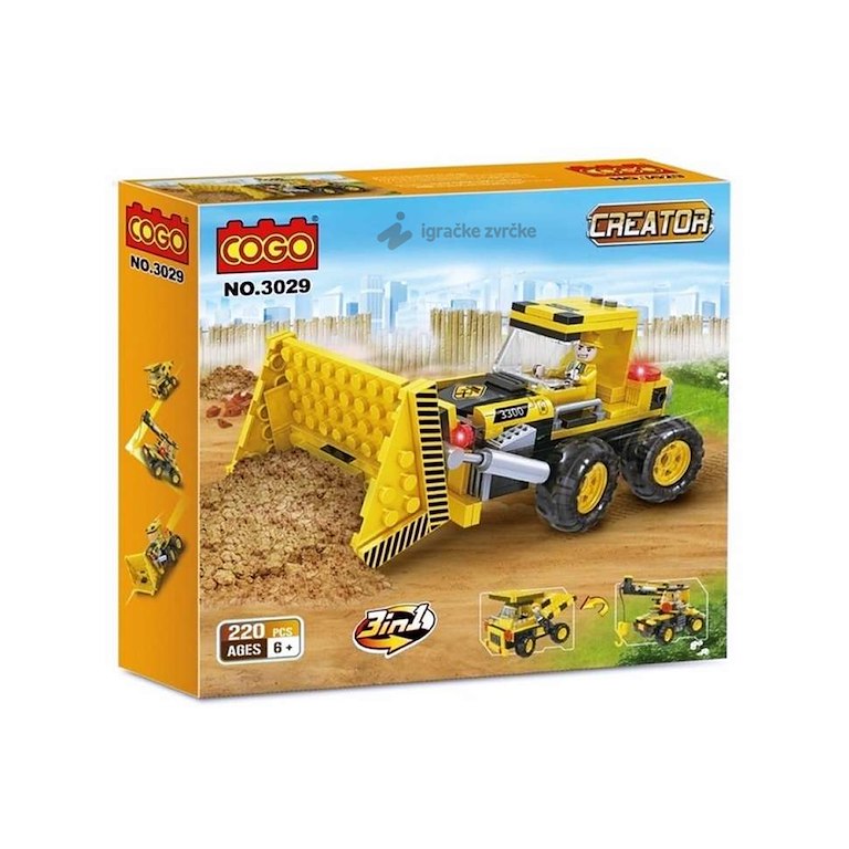 Cogo kocke Bulldozer