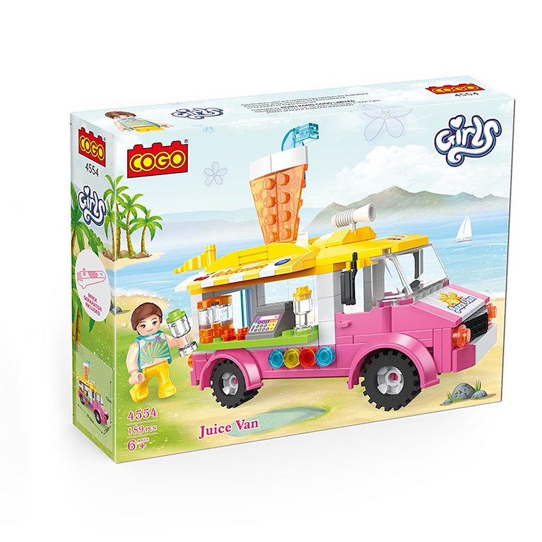 Cogo kocke Juice Van, 16.5x7.8x12cn