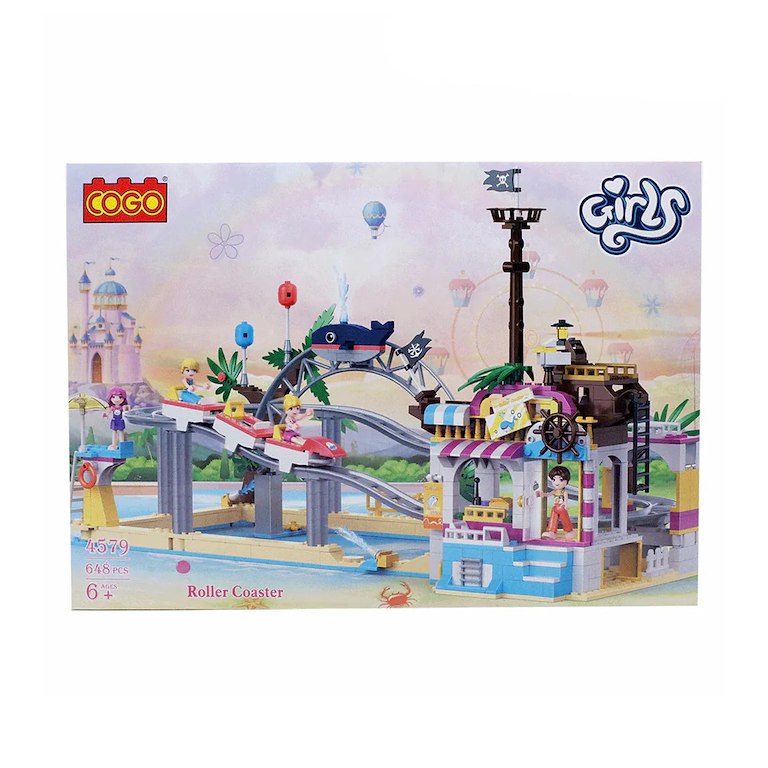 Cogo kocke Roller Coaster, 31x29cm