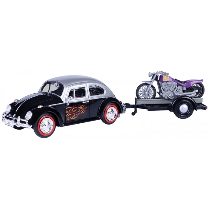 Metalni auto 1:24 Volkswagen Beetle Motorible Trailer
Metalni auto 1:24 Volkswagen Beetle Motorible Trailer