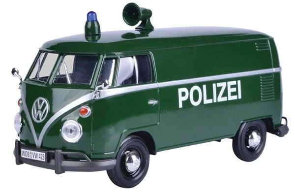 Metalni policijski kombi 1:24 Volkswagen
Metalni policijski kombi 1:24 Volkswagen