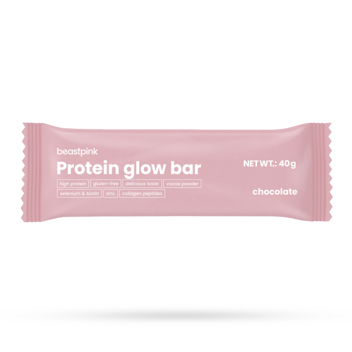 Proteinska čokoladica GlowBar - BeastPink