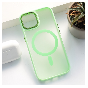 Maska Candy Shield Mag Case za iPhone 15 svetlo zelena