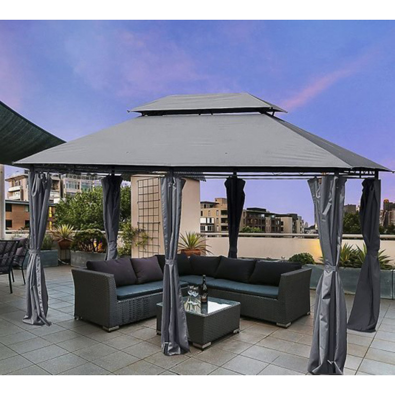 Green bay – Metalna Gazebo tenda Belize – siva – 055682