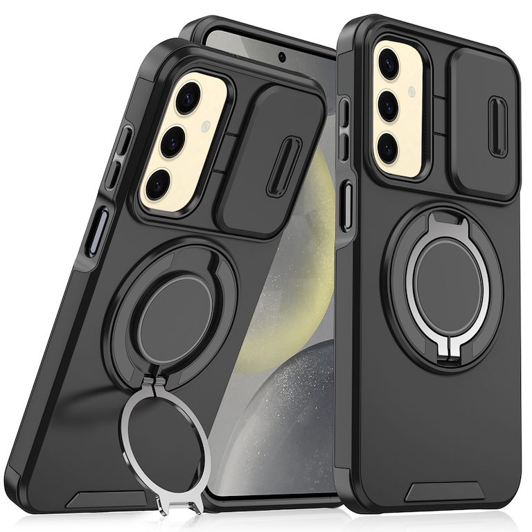Zastitna maska (futrola) CamShield Ring stand - Samsung S926B Galaxy S24 Plus crna
