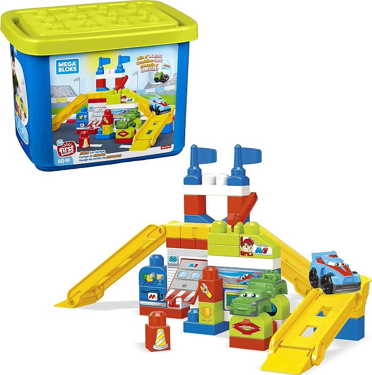 Kocke 60 delova Garaza Mega Bloks
Kocke 60 delova Garaza Mega Bloks