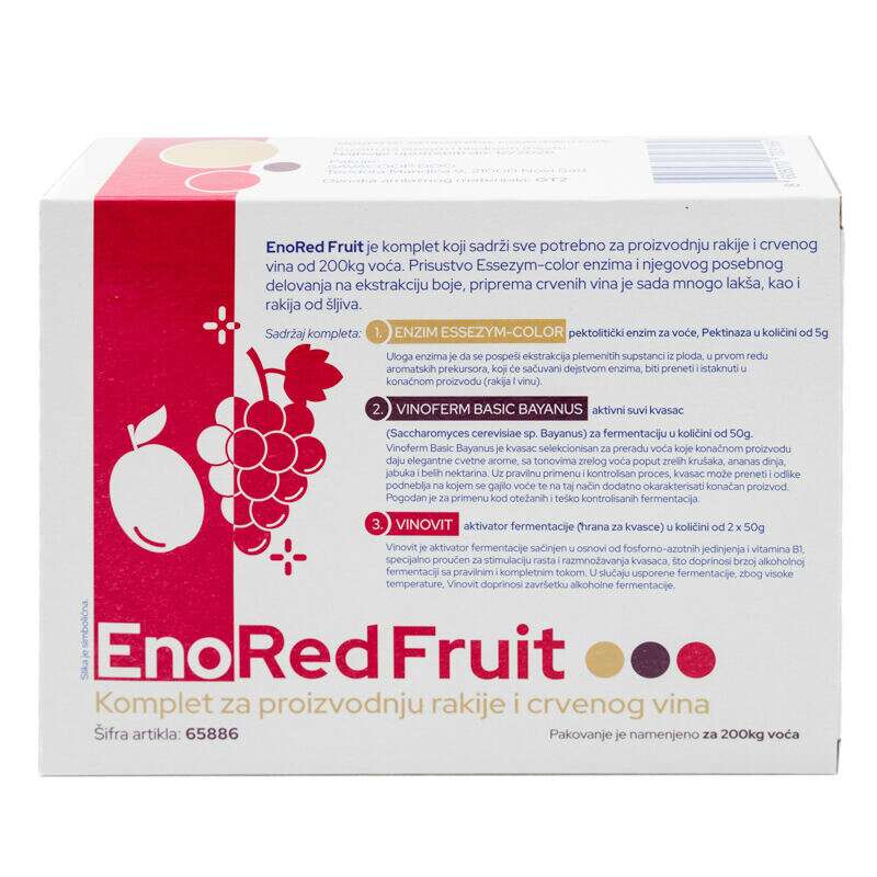 ENO RED FRUIT Komplet za proizvodnju vina i rakije