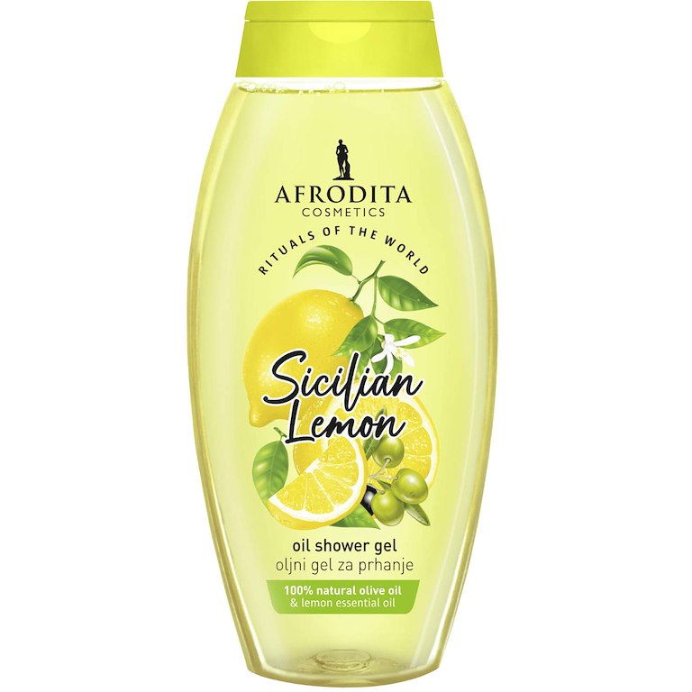 Afrodita cosmetics gel tuš sicilian lemon 250ml afrodita cosmetics