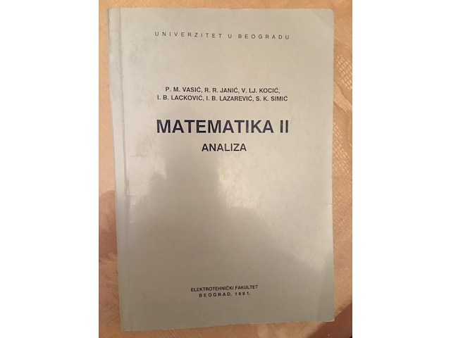 Matematika 2-Analiza