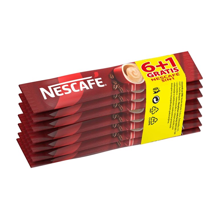 Nescafe inst 3in1 15.5g 6+1 nescafe