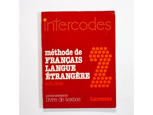 Intercodes:Methode De Francais Langue Etrangere,Level 2