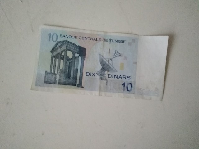 10 dinara Tunis, 2005.