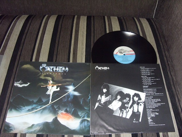 Anthem – Tightrope LP Black Dragon France 1986. Ex-