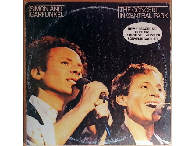 2LP SIMON &;;; GARFUNKEL - Central Park (1982) NM/VG+