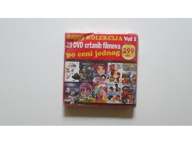 10 DVD CRTANIH FILMOVA HAPPY KOLEKCIJA VOL 1