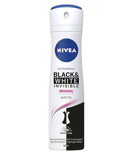 NIVEA DEZODORANS 150ML W.B&W INVISIBLE ORIGINAL