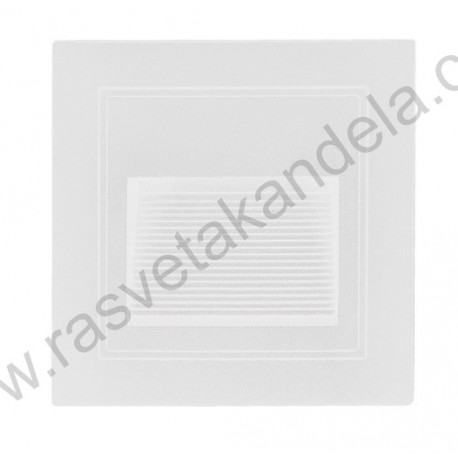 Spoljna ugradna LED lampa 3W 3000K ICON-S bela