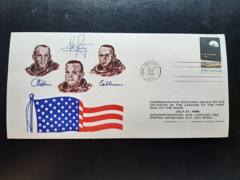 APOLLO 8 1969 POSTCARD