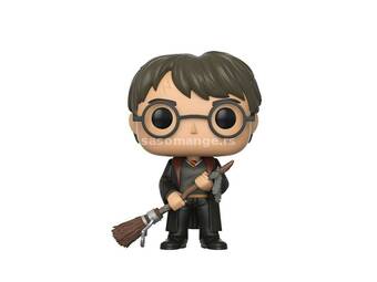 Bobble Figure Harry Potter Pop! - Harry Potter With Firebolt &amp; Feather Exclusive