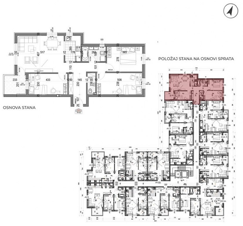 NOVI SAD - TELEP - 81. 47 m2