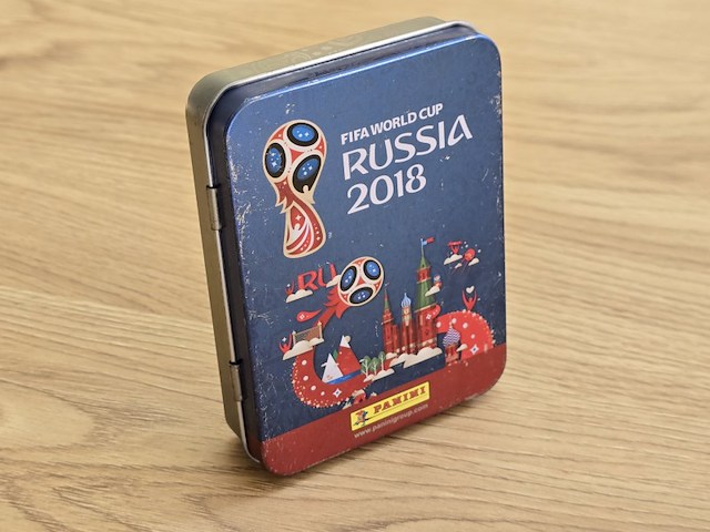 Fifa Rusija 2018 metalna kutija za sličice